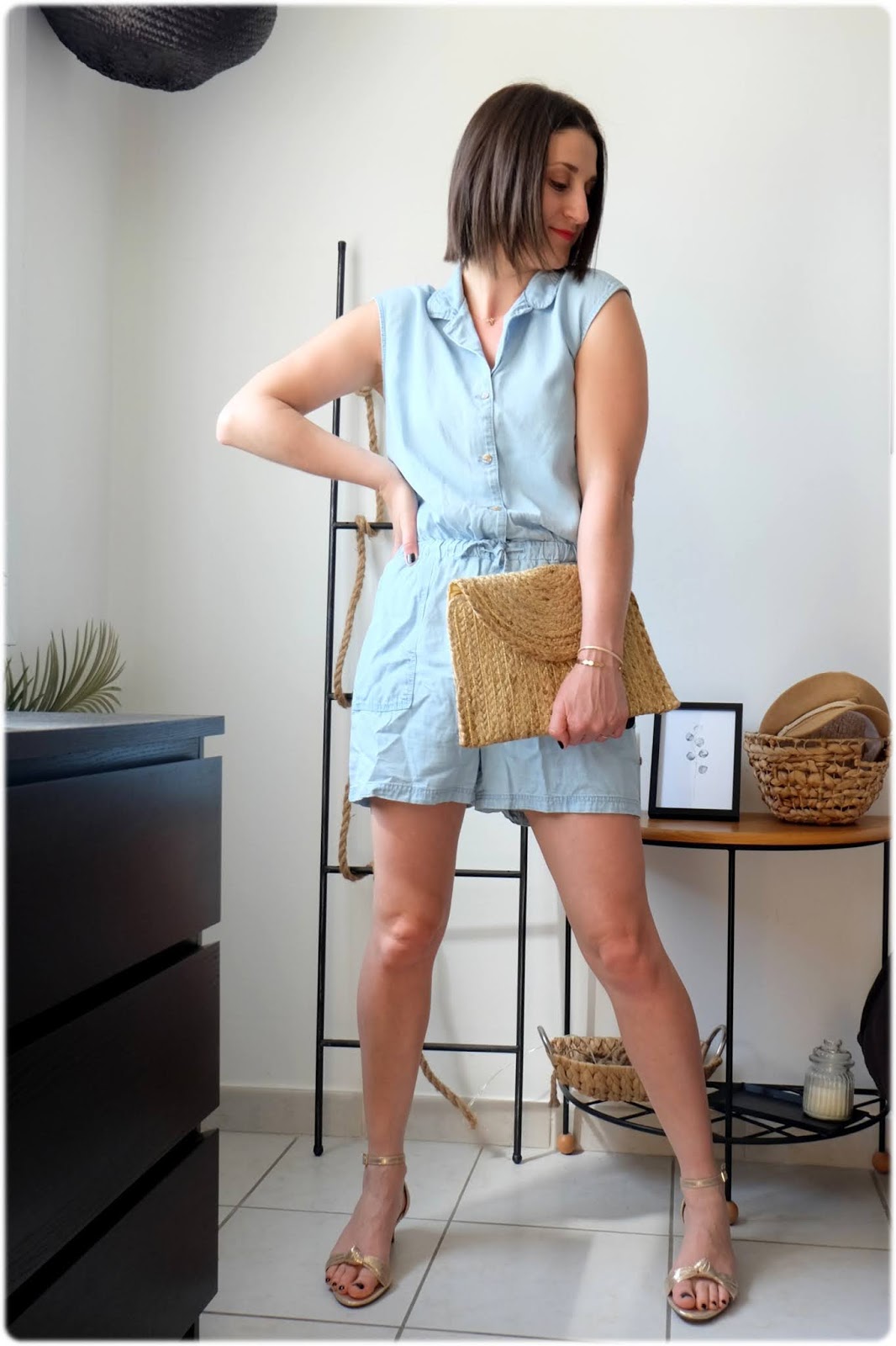 Deux façons de porter la combi-short denim cet été - Je veux tout ...