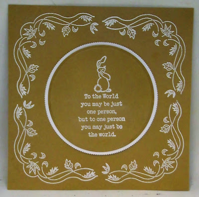 Sarah's Craft Shed: A Quick Kraft and White Poetry Card