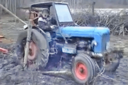 Como sacar tractor del fango | Sobaco Global