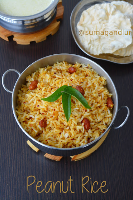 Veggie Platter: Peanut Rice