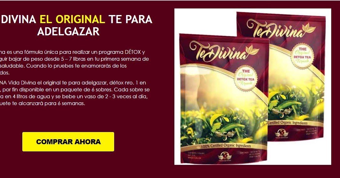 INFORMACIÓN SOBRE EL TE DIVINA VIDA DIVINA