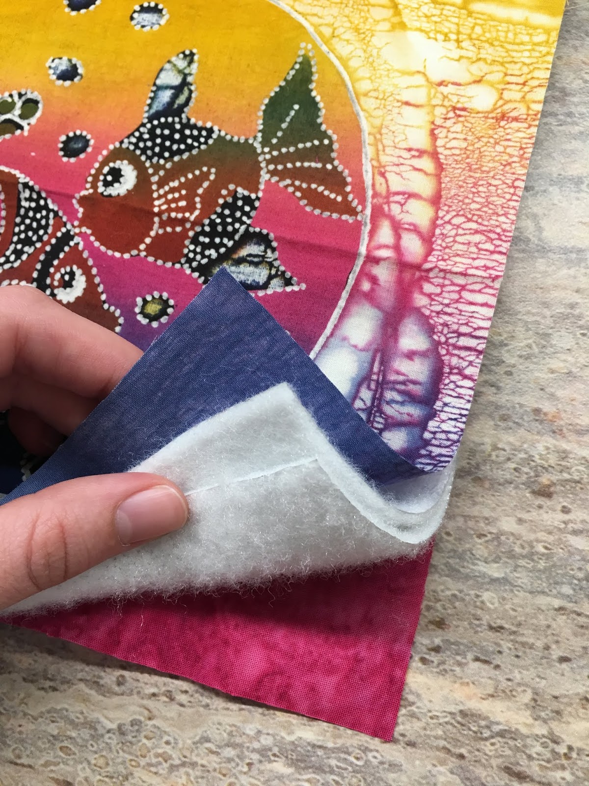 Batik Painting Pot Holders