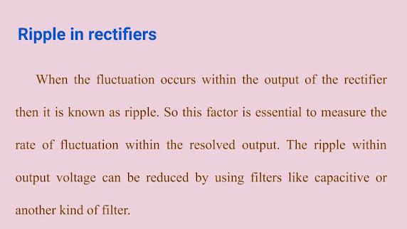 DrMBJ's Blog of Physics: Ripple factor of rectifiers