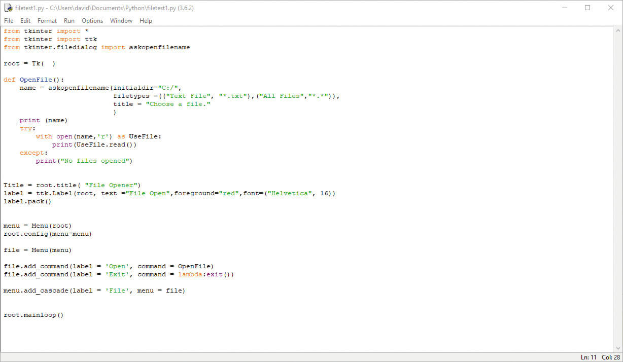 Basic GUI File Browser on Python - Coding Tools and Resources