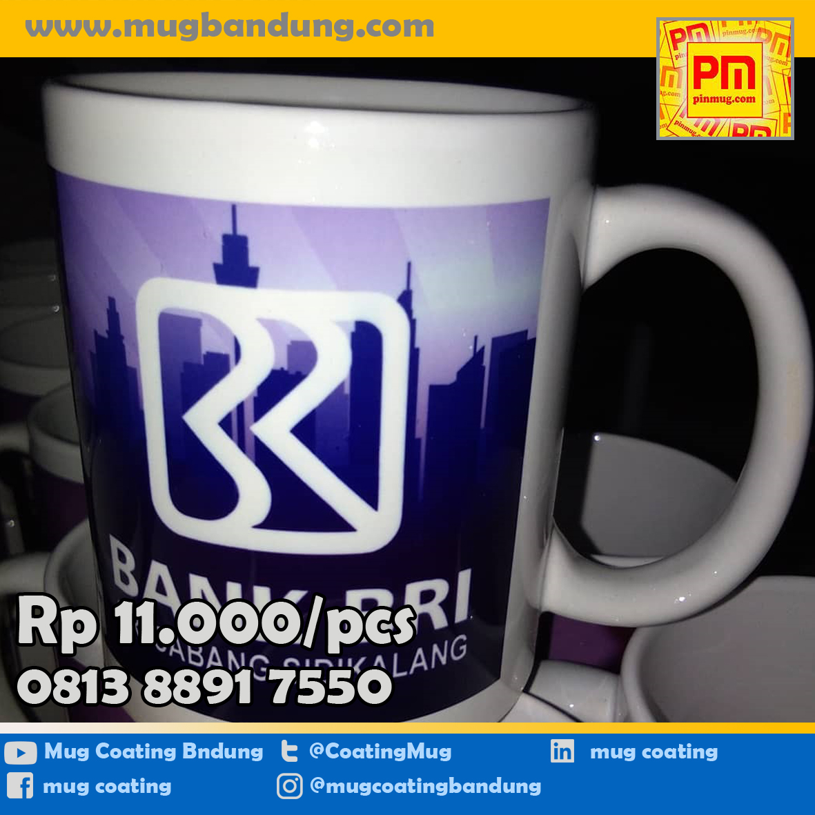 PUSAT PABRIK PIN MUG BANDUNG