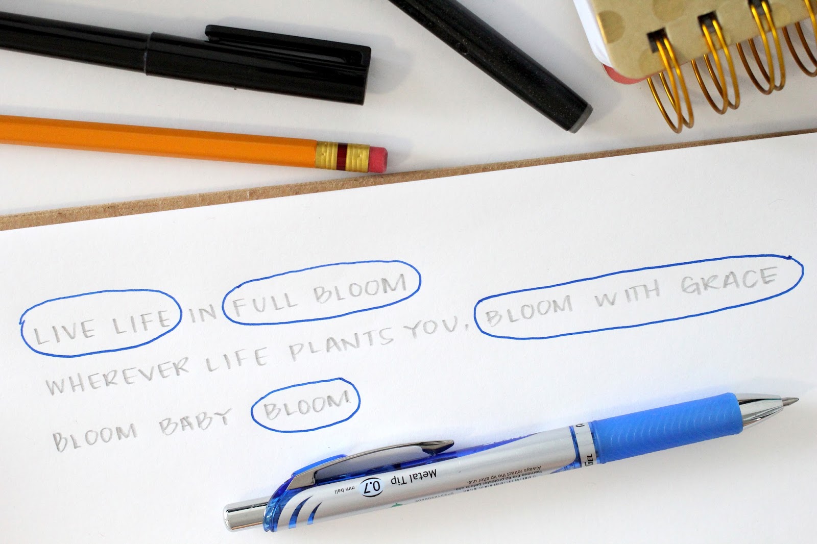 Planner Lettering Tips and Tricks: 10 Minute Quickie
