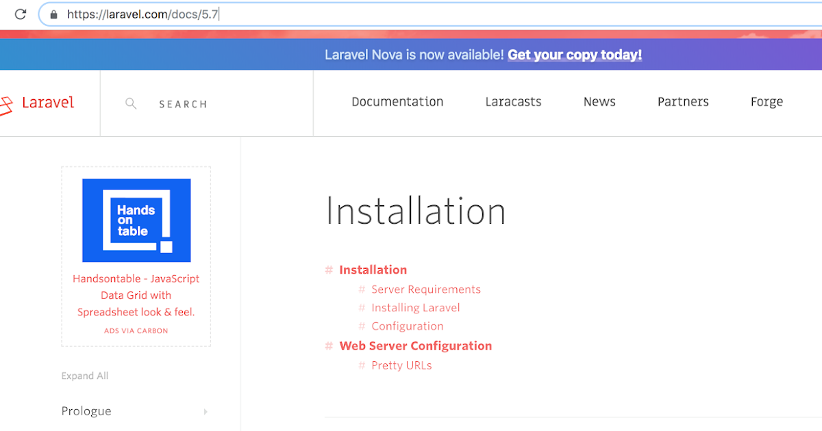 Laravel para iniciantes - Primeiros passos