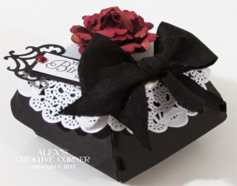 Alex's Creative Corner: Goth inspired gift boxes