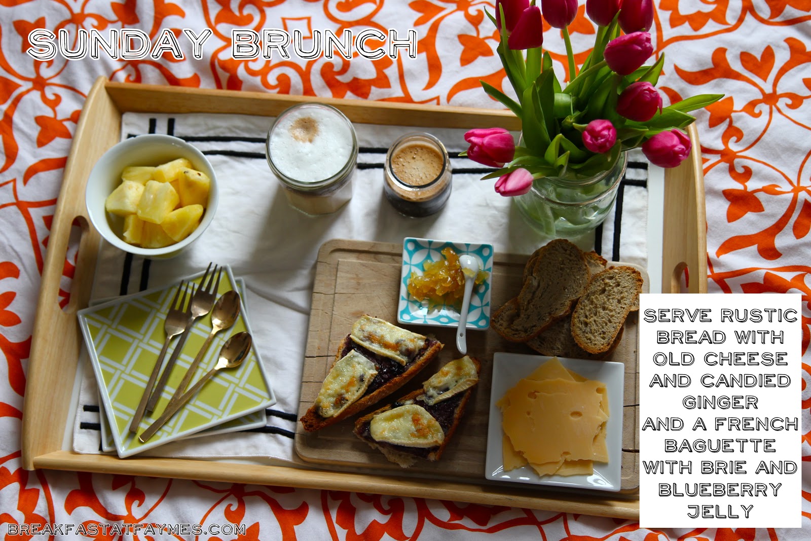 Breakfast at Fayme's: Breakfast at Fayme's in the Kitchen; Sunday Brunch