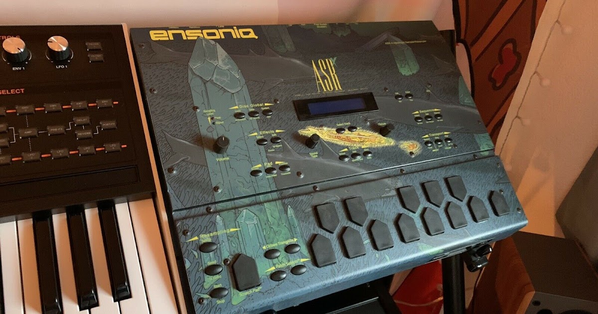 MATRIXSYNTH: Custom Skinned Ensoniq ASR X Drum Sampler / Sequencer ...