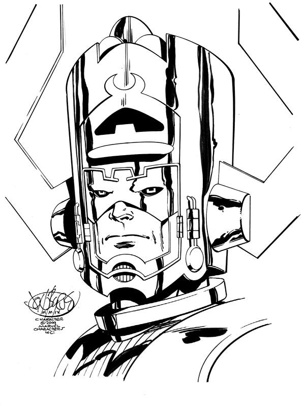 Galactus Coloring Pages