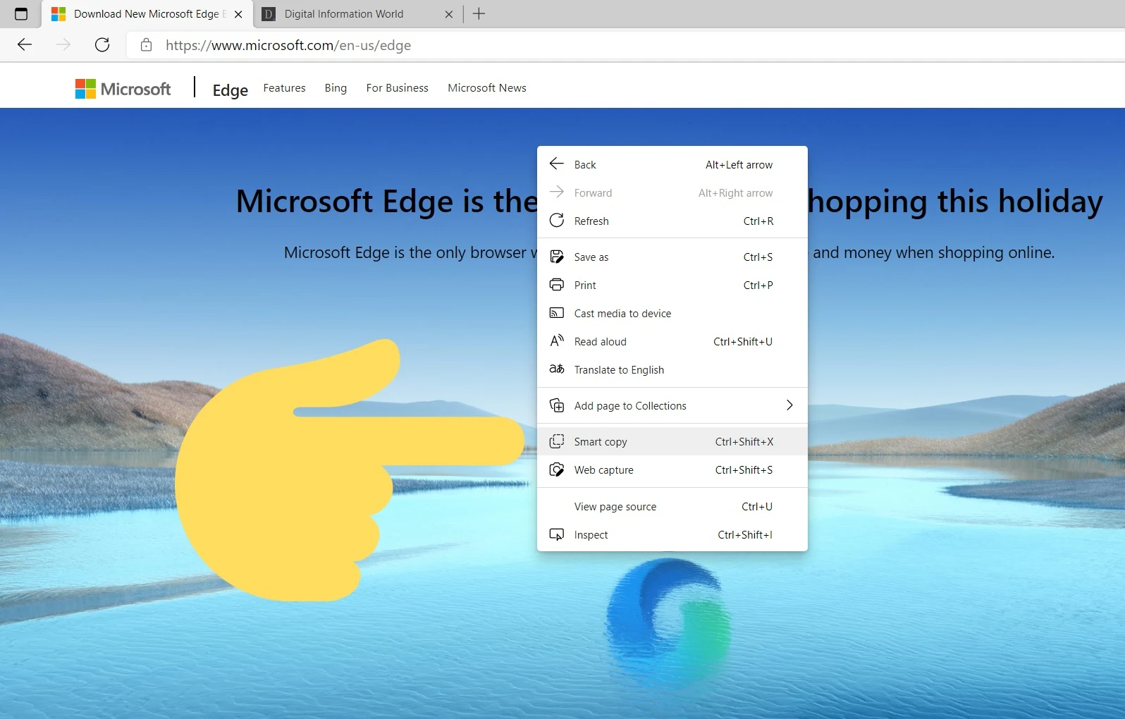Microsoft Edge Browser Rolls Out New Smart Copy Feature
