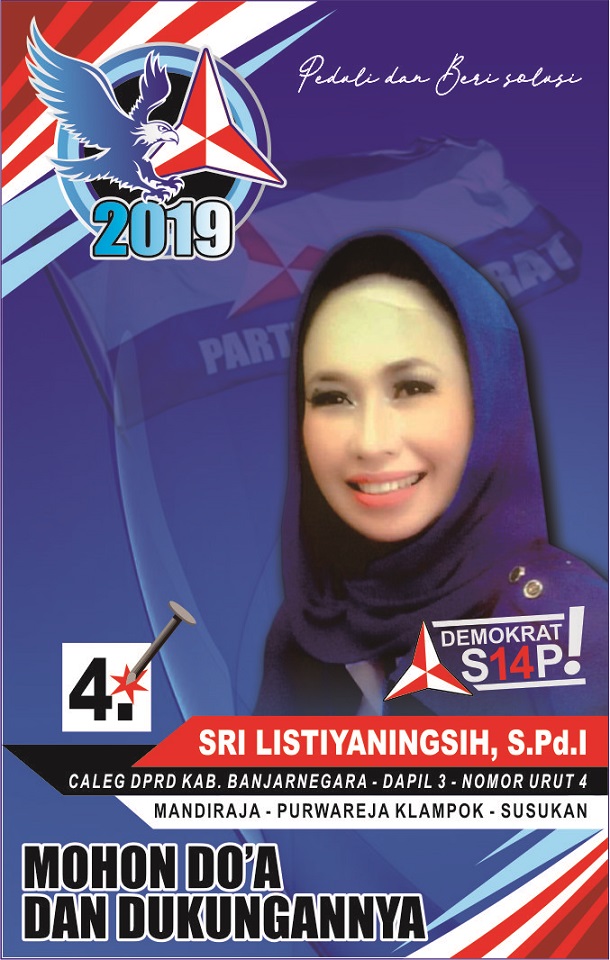 Whonesia Graphic Design : Desain Banner dan Desain Kartu Suara Sri ...