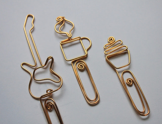Happy to Leekha: Handmade Wire Clips/Bookmarks