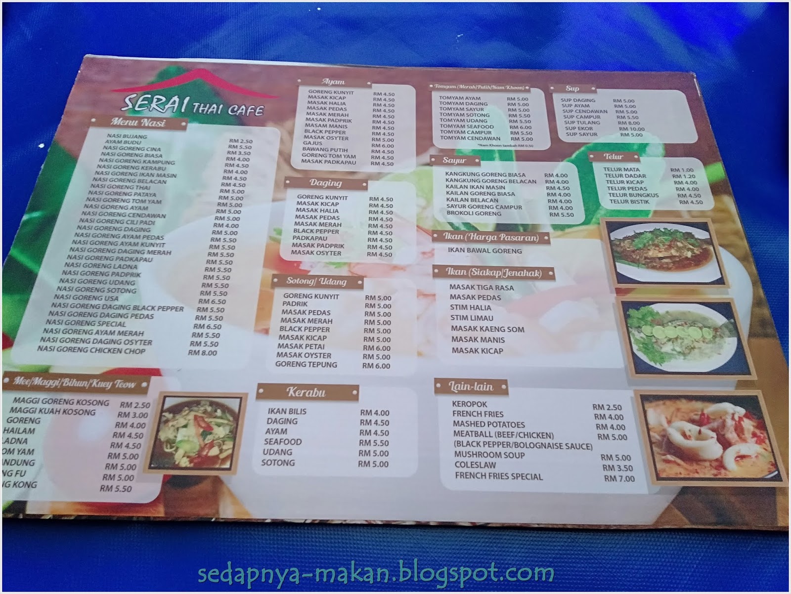 MaKaN JiKa SeDaP: Serai Thai Cafe dan Aris Cheese Nan, Plaza Ivory ...