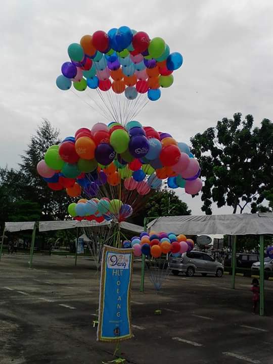SANDY BALON: Balon pelepasan dan peresmian
