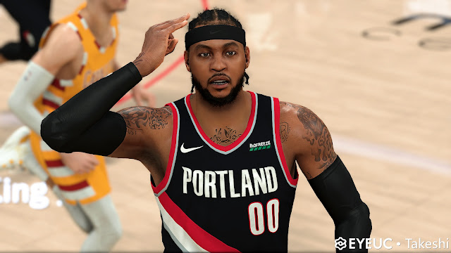 Carmelo Anthony Cyberface, Braid Hair and Body Model V2 by Takeshi [FOR ...