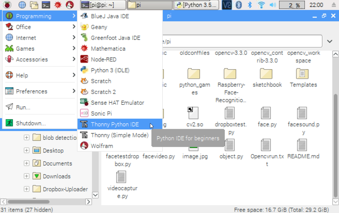 Raspberry pi and openCV