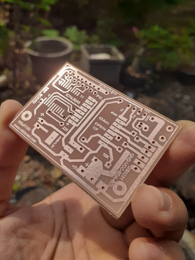 DESIGN PCB JWSD ESP 8266 12F MULTI PANEL 1-4 PANEL P10, DENGAN BUFFER ...