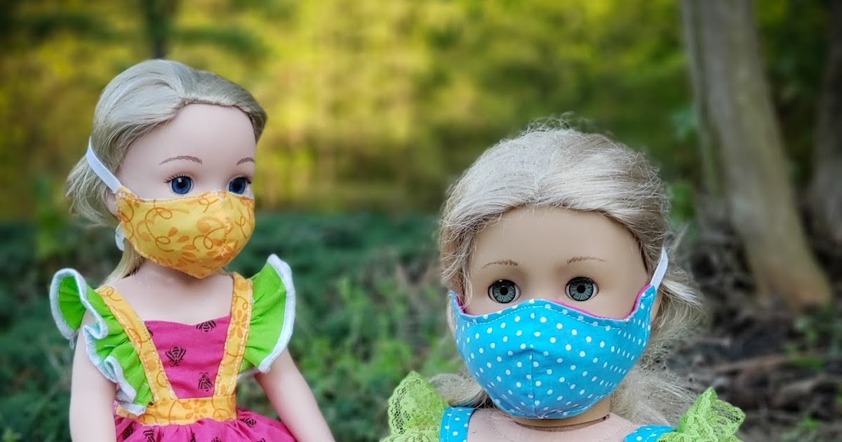 My DIY Addiction: FREE pattern! 14" and 18" DOLL face mask playset ...