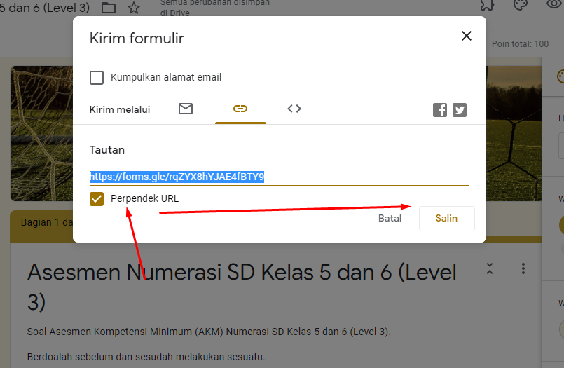 Cara Mudah Membuat Soal AKM Menggunakan Google Forms Kuis - tasADMIN