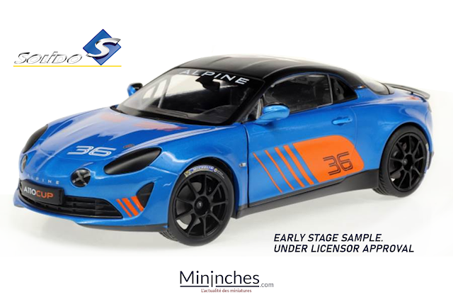 Solido prévoit l'Alpine A110 CUP dans sa gamme 1/18 ! - Mininches