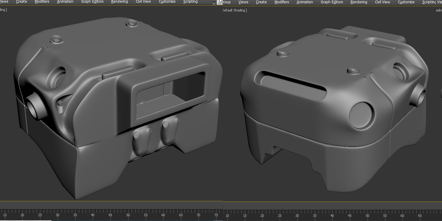 Journey from the CG world: Hard Surface Modeling practice in 3DS Max