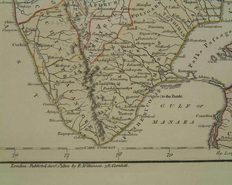 ancient tamil nadu map