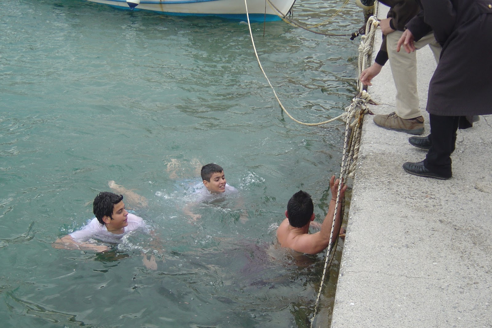 ELIKA-MARATHIAS: Σημερα των θεοφανειων εγινε αγιασμος των υδατων στο ...