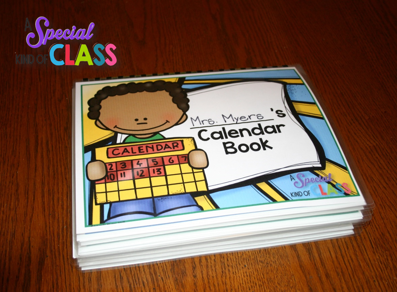 A special kind of class: Adapted Calendar for SPED kids