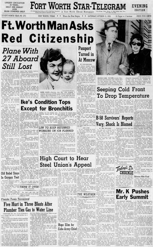 DVP's JFK ARCHIVES: PRE-ASSASSINATION NEWSPAPER ARTICLES ABOUT LEE ...