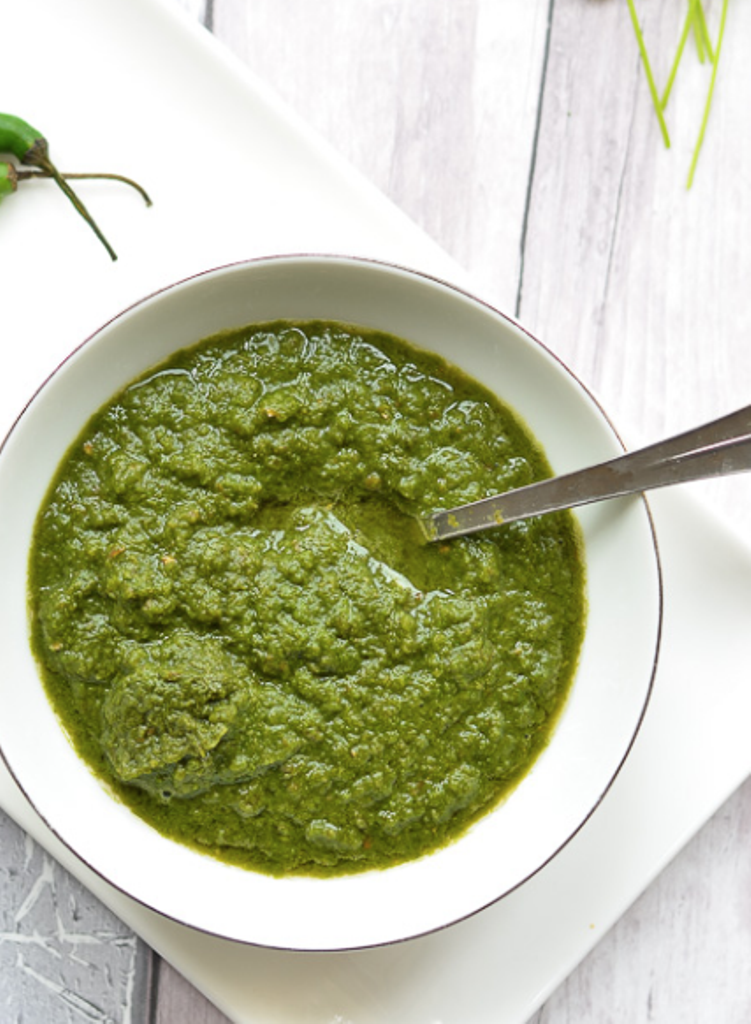 Green Chilli Chutney Recipe Yummy Traditional