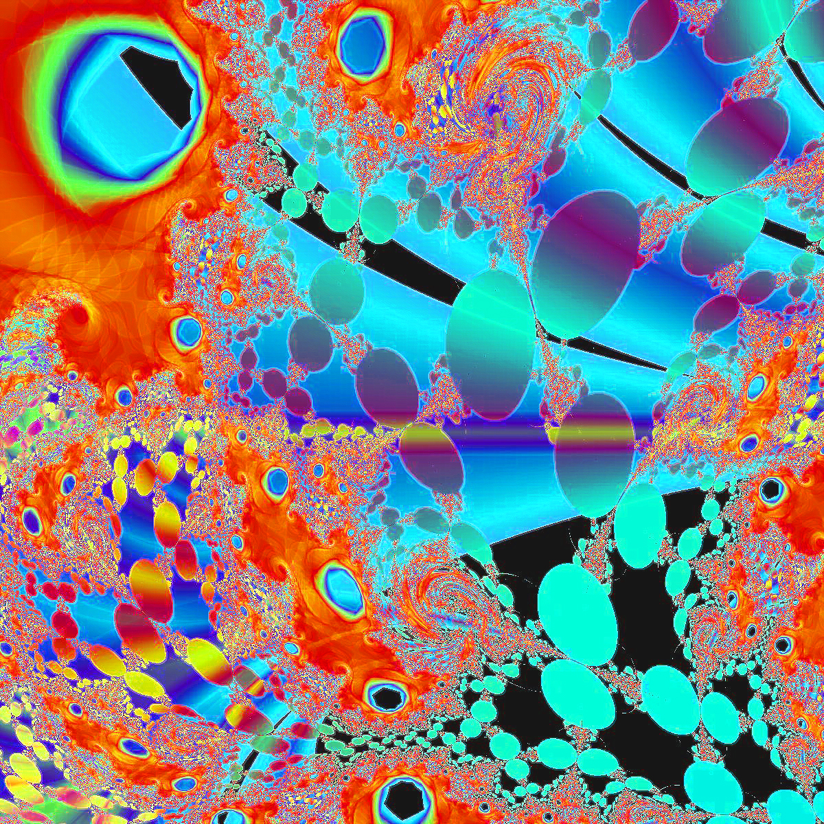 Arq. Myriam Mahiques´art: July fractals. Fractales de julio