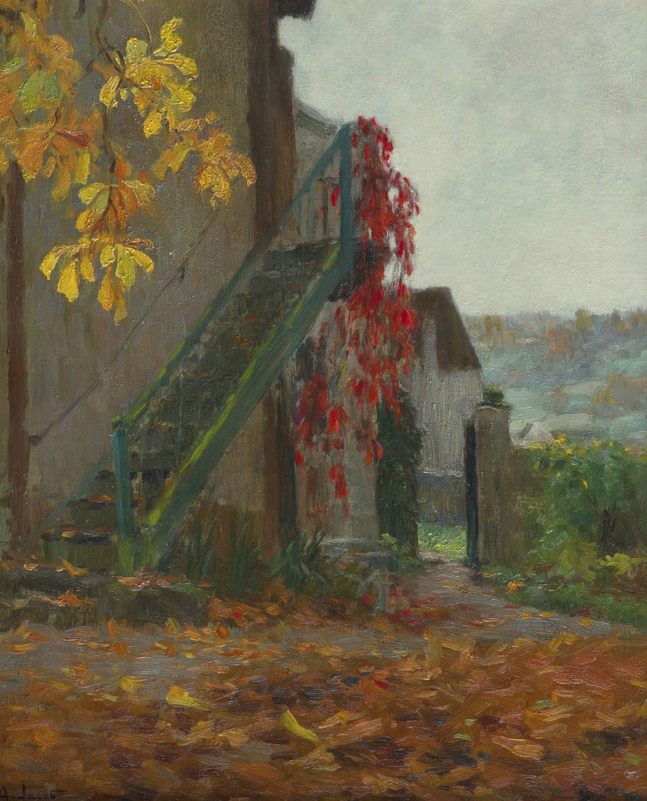 Alexandre-Louis Jacob | Landscape painter | Tutt'Art@ | Pittura ...