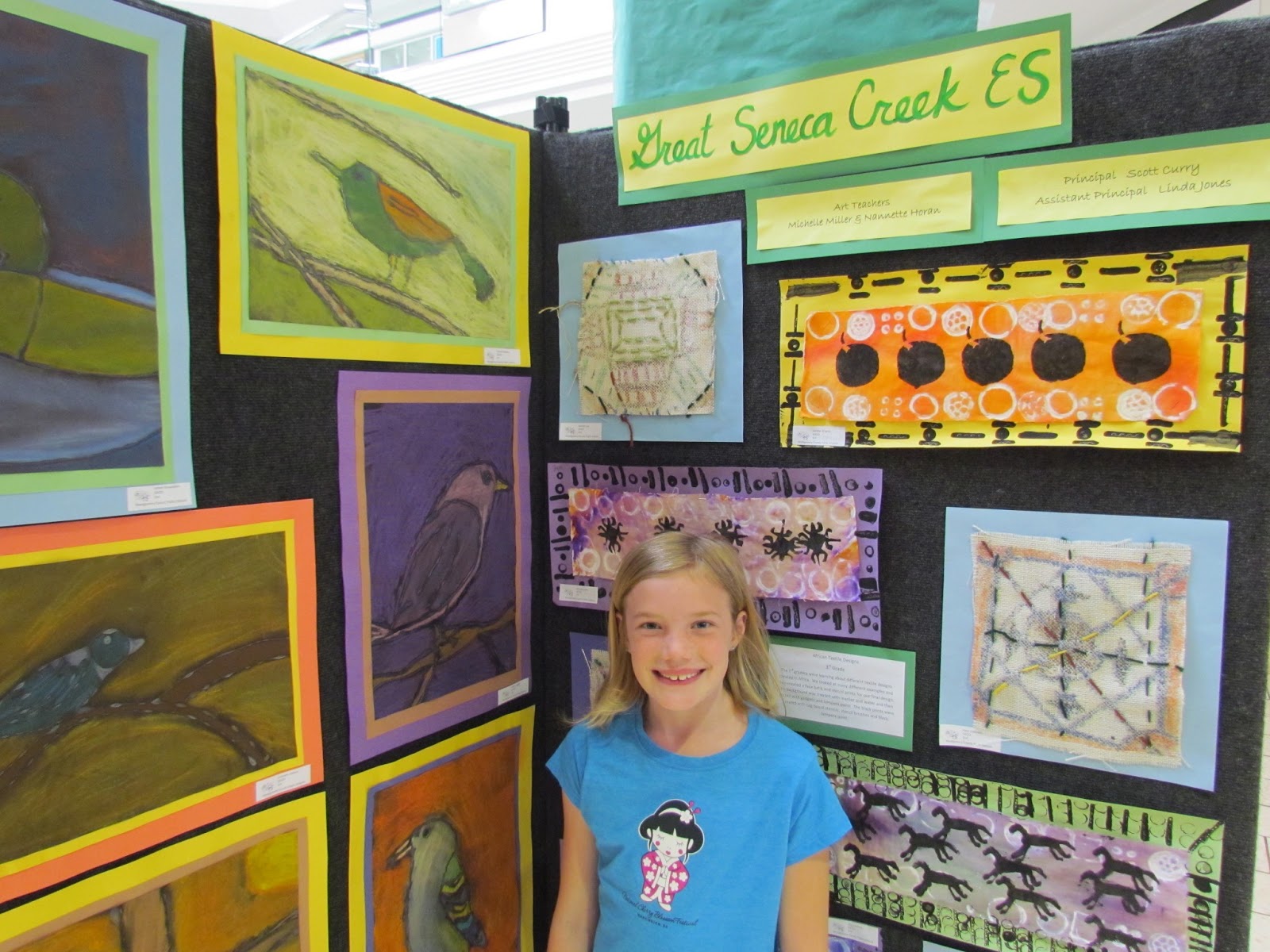 The Husker Family: Elementary Art Fair