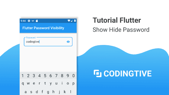 Tutorial Flutter Cara Membuat Show Hide Password