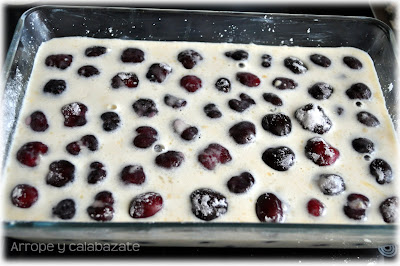 Arrope y calabazate: Clafoutis de cerezas