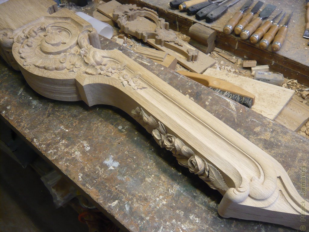 ORNAMENTAL WOODCARVER Patrick Damiaens: CARVED STAIRCASE PARTS | Carved ...