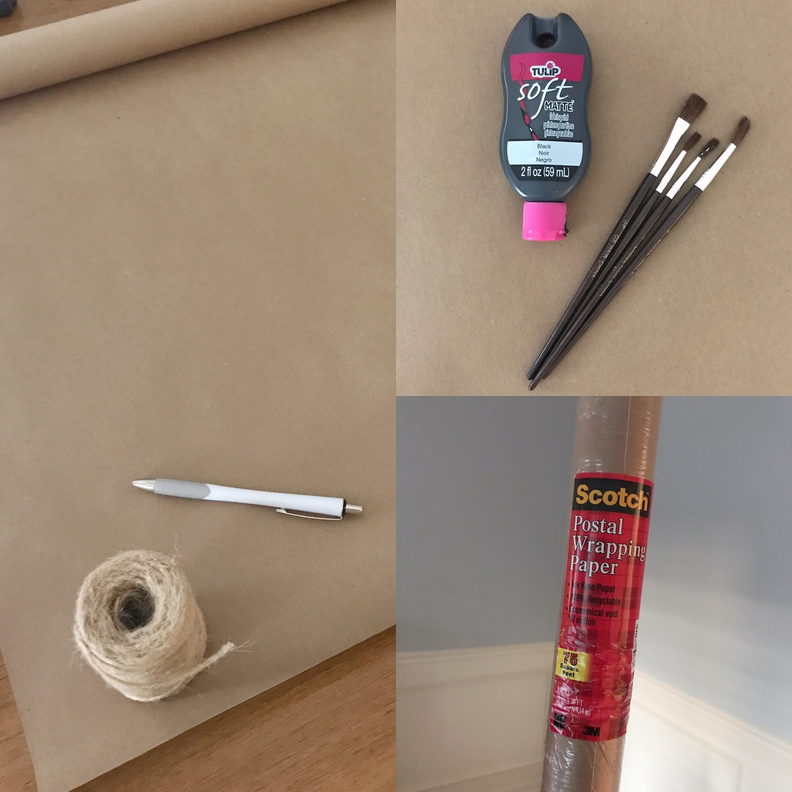 DIY Butcher Paper Sign | R&R at home