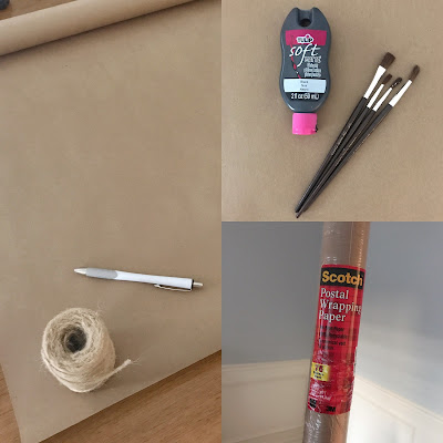 DIY Butcher Paper Sign | R&R at home