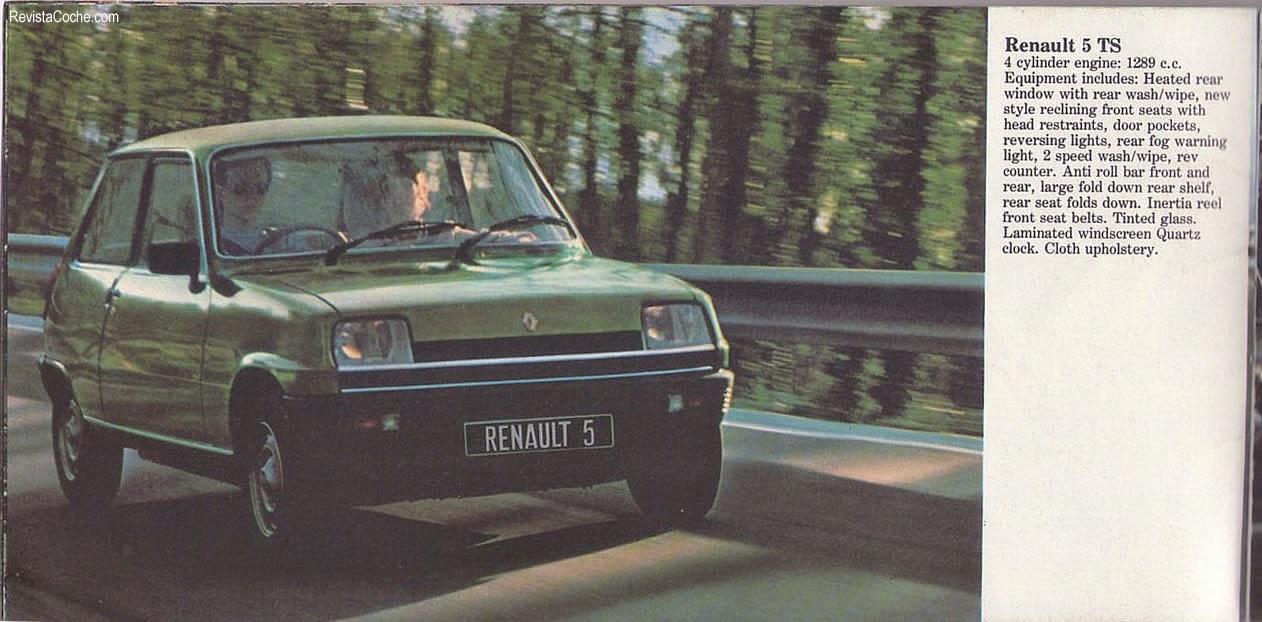 Revista Coche: Catálogos de época: los Renault de los años 80