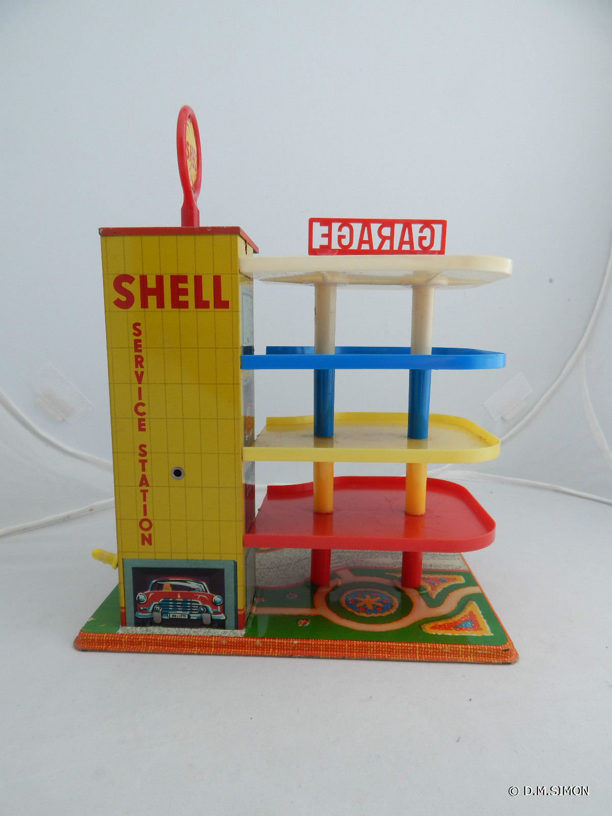 fifties land: Garage Shell Service Station années 50 - Toys Garage 1950