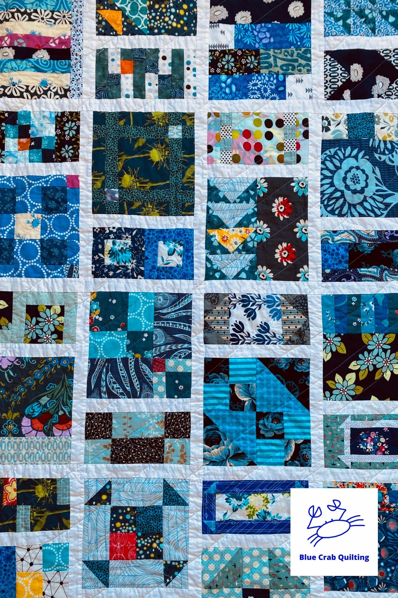 Blue Crab Quilting: Corona Virus Scrap Vomit Quilt - 100 days, 100 ...