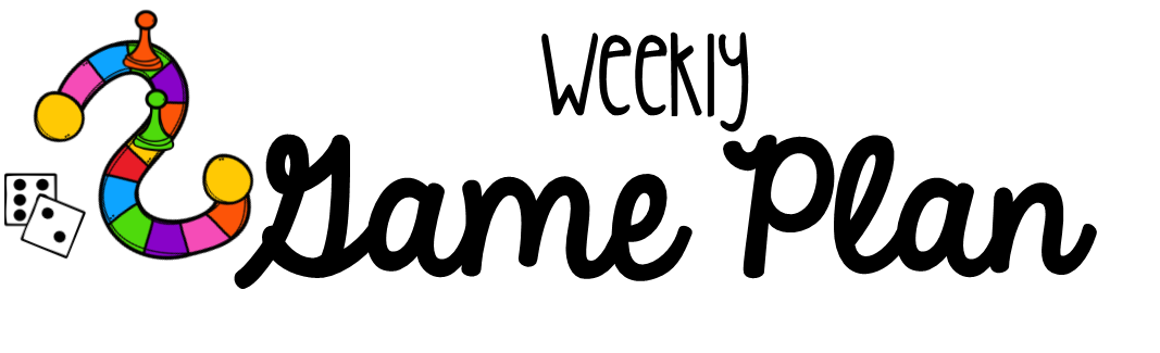 The Classroom Game Nook: Weekly Game Plan :: 3/9