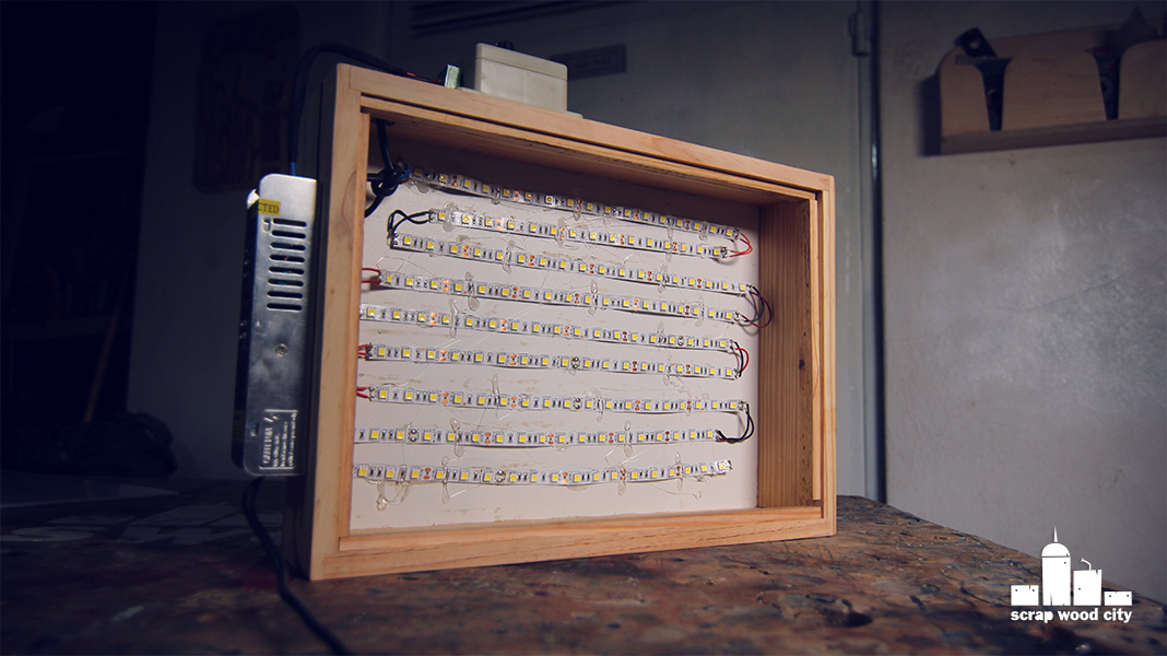 scrap wood city: Making an LED tracing light box for creating ...