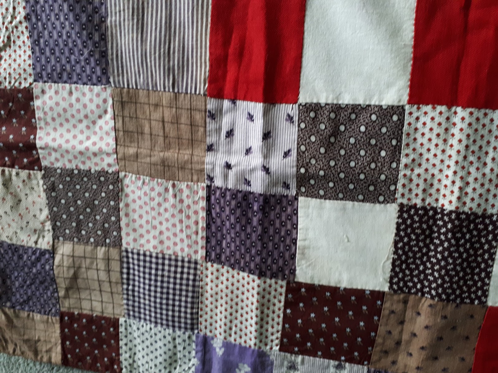 Welsh Quilts: Patchwork Cot Quilt from Cumbria