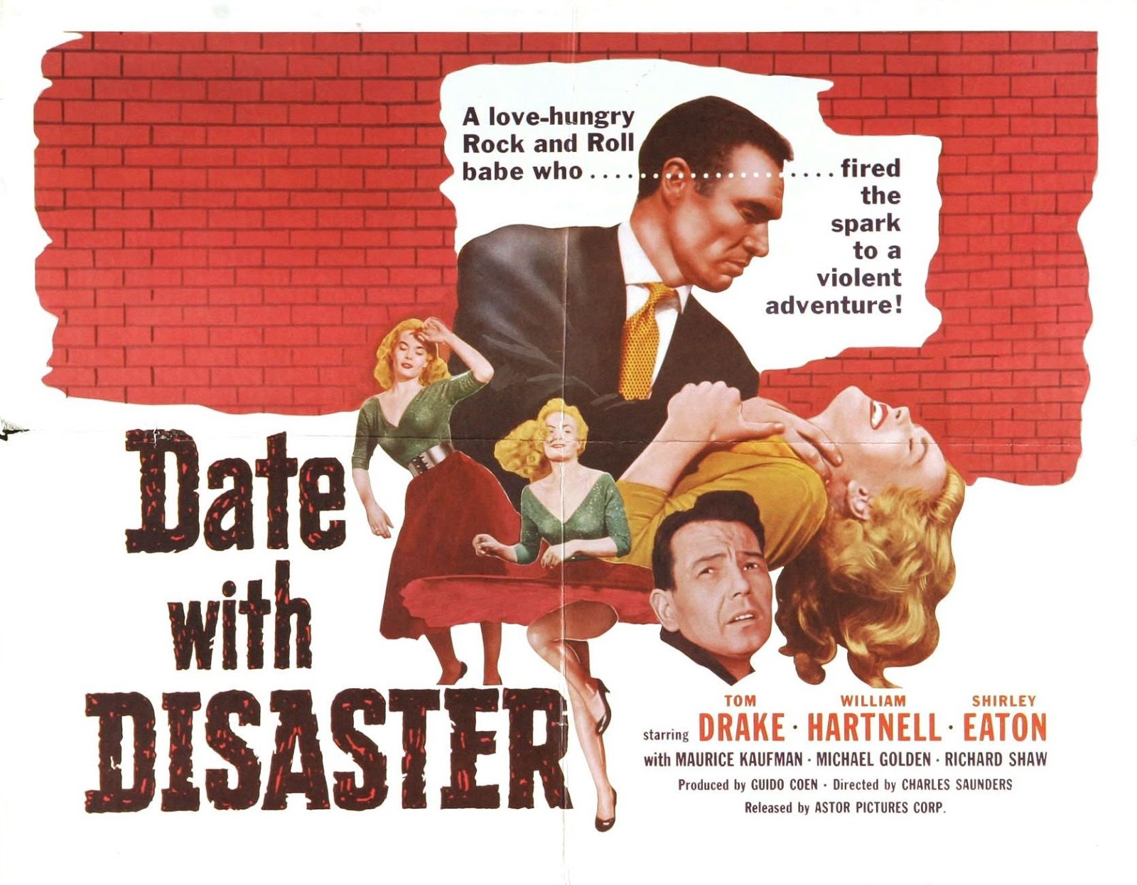 The Cathode Ray Mission: Hump Day Posters: Date with Disaster (1957)