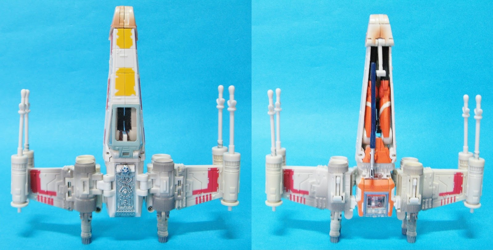 STAR WARS TRANSFORMERS LUKE SKYWALKER/X-WING FIGHTER星戰變形金剛 路加.史佳獲加/X-翼星戰機