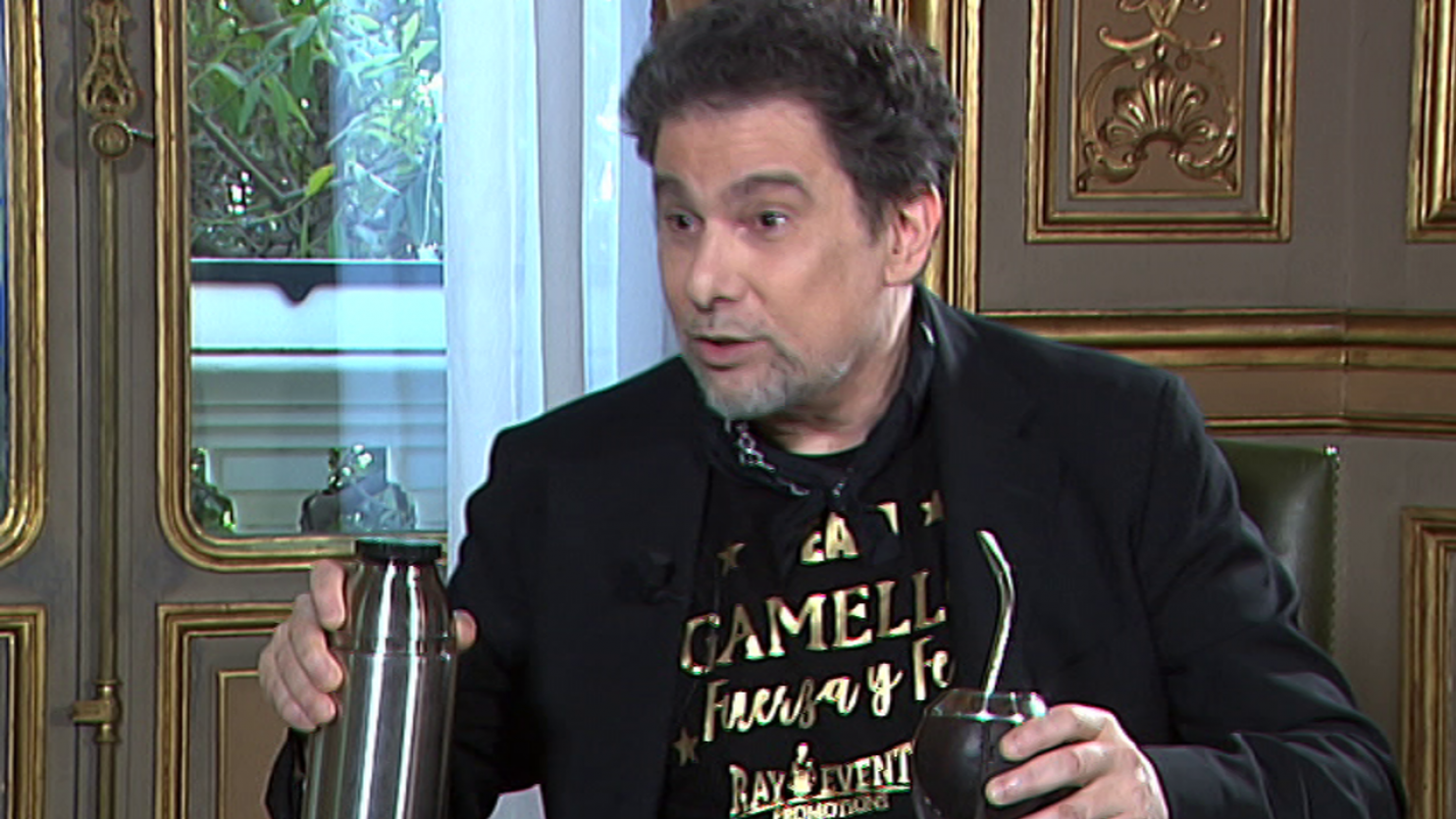 Andrés Calamaro: "El dióxido es la única cura que conocemos"