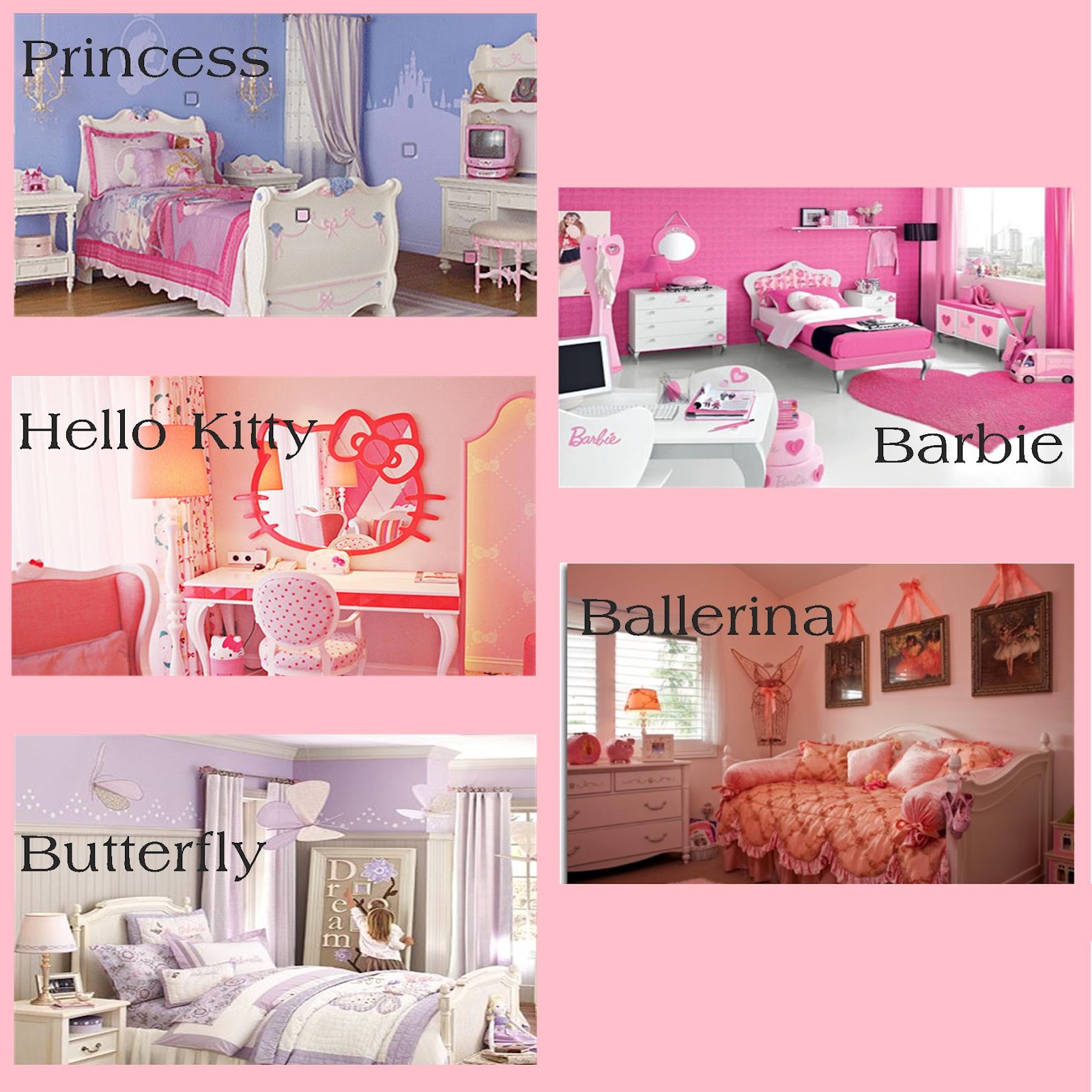 Farm House Sisters: 5 Themed Girl Rooms